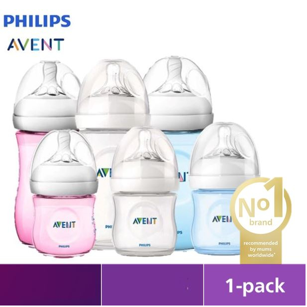 Jual PHILIPS Avent Natural Bottle Single Pack | Botol Susu Bayi ...