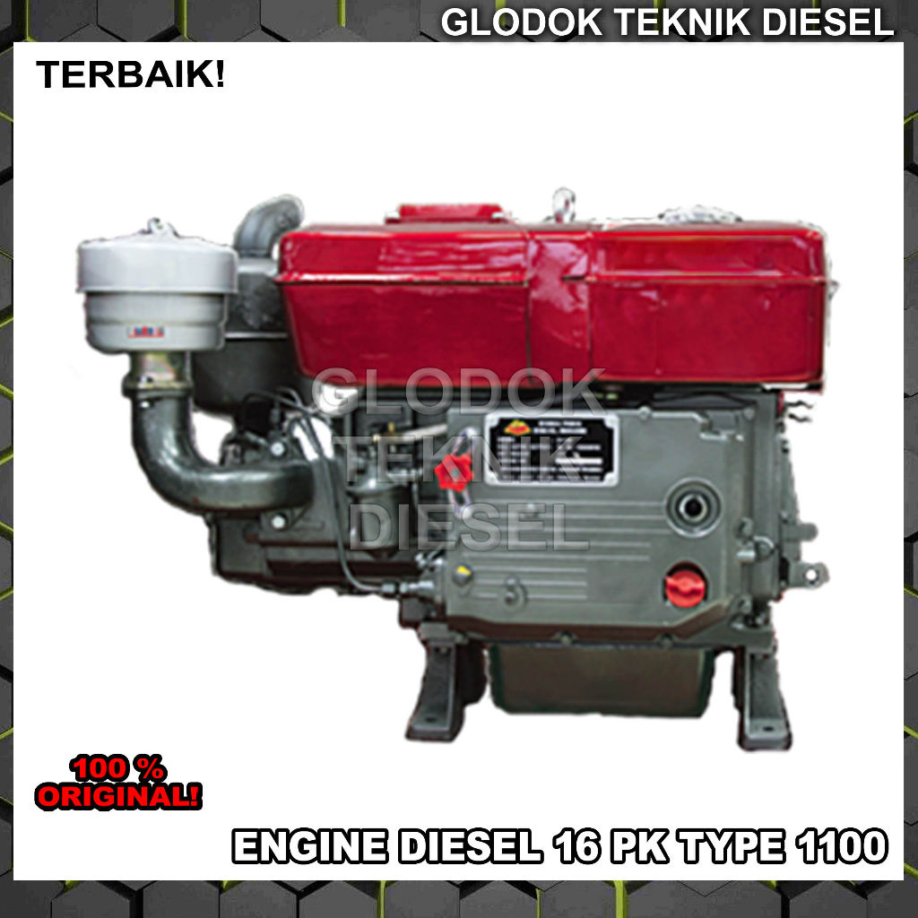 Jual Pazto Penggerak Mesin Engine Diesel 16 PK HP S1100 Solar S 1100 ORIGINAL TERBAIK | Shopee ...