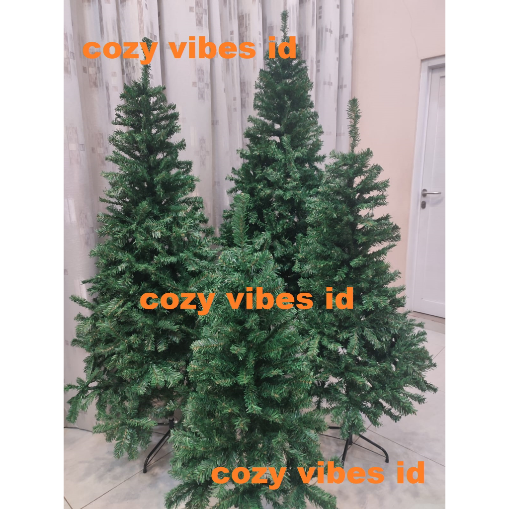 Jual pohon natal cemara christmas tree pvc plastik artificial dekorasi ...