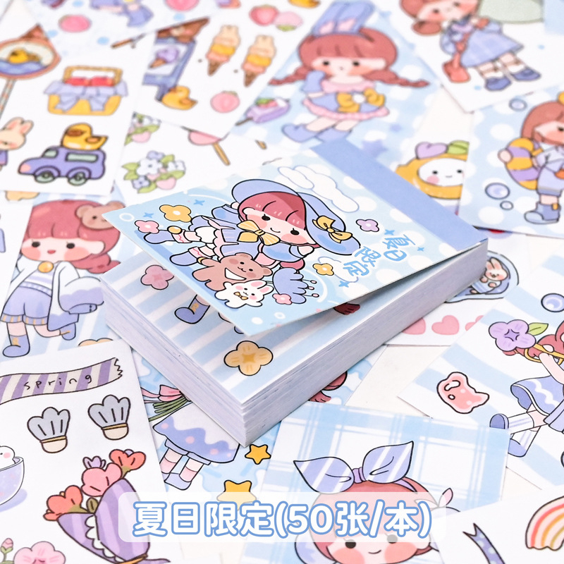 Jual stiker anak lucu motif kartun 1 SET MINI BOX / stiker lucu tempel ...