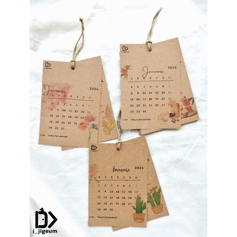 Jual 2025 2024 Kalender Dinding Aesthetic | Vintage | Wall Calender ...
