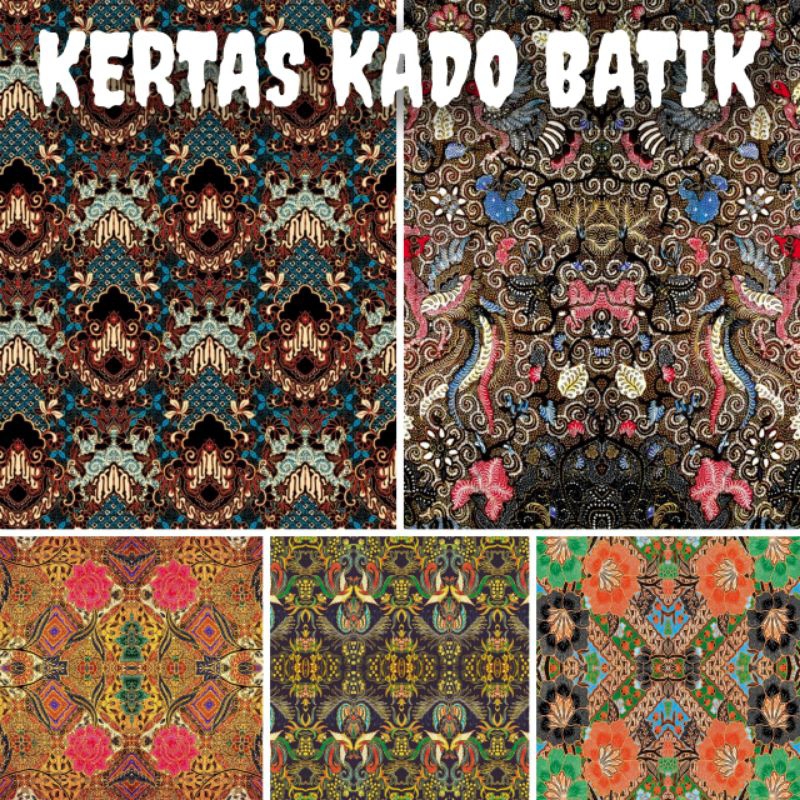 Jual KERTAS KADO BATIK / KERTAS KADO MURAH | Shopee Indonesia