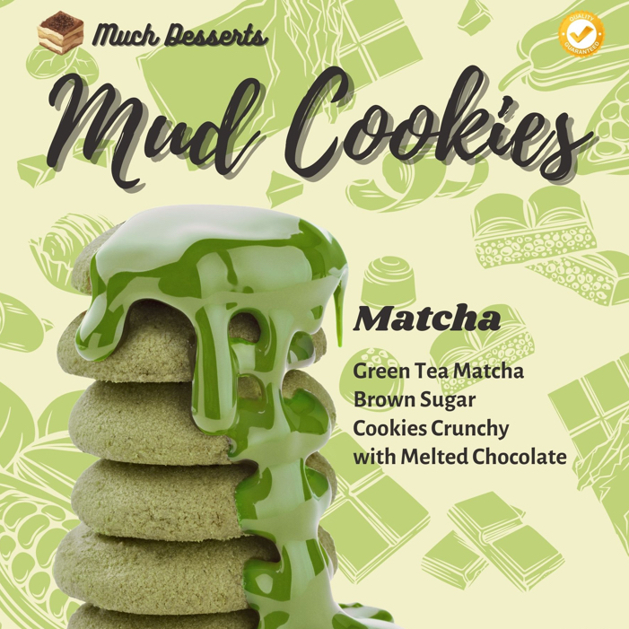 Jual Mud Cookies Matcha - Melted Matcha Cookies With Matcha Chocolate ...