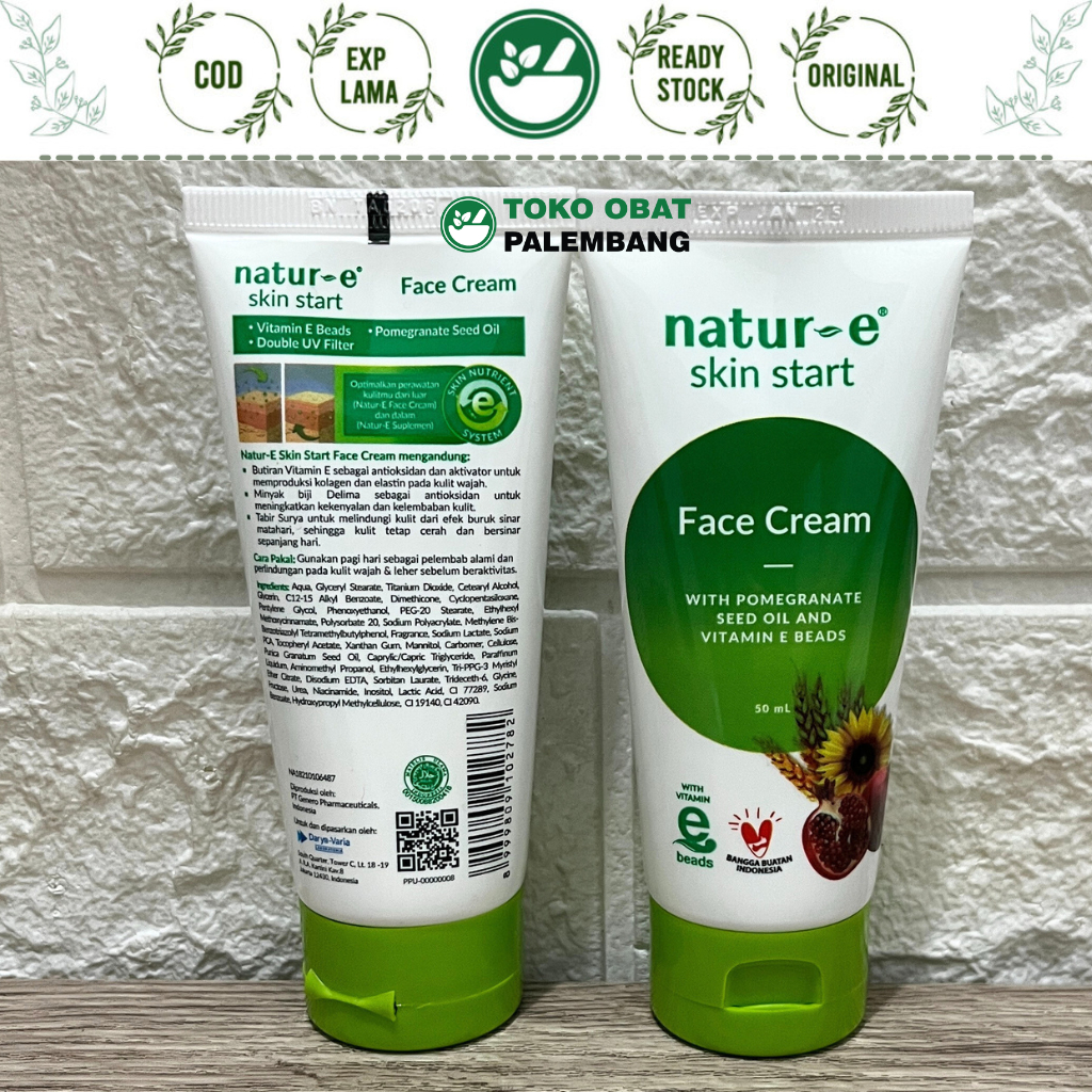Jual NATUR-E SKIN START FACE CREAM 50ML SKIN NUTRIENT SYSTEM KRIM MUKA ...