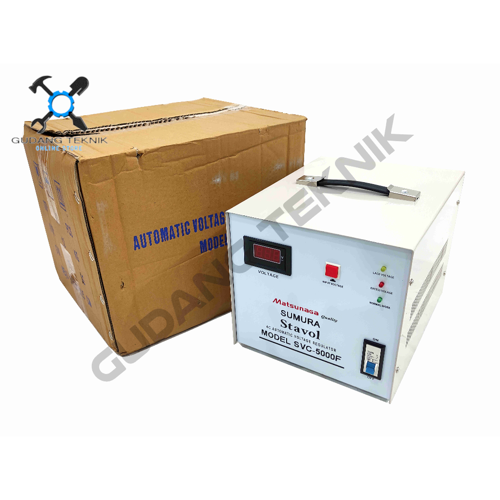 Jual Stabilizer MATSUNAGA Stavol SVC5000F 5000Watt / Stabilizer ...