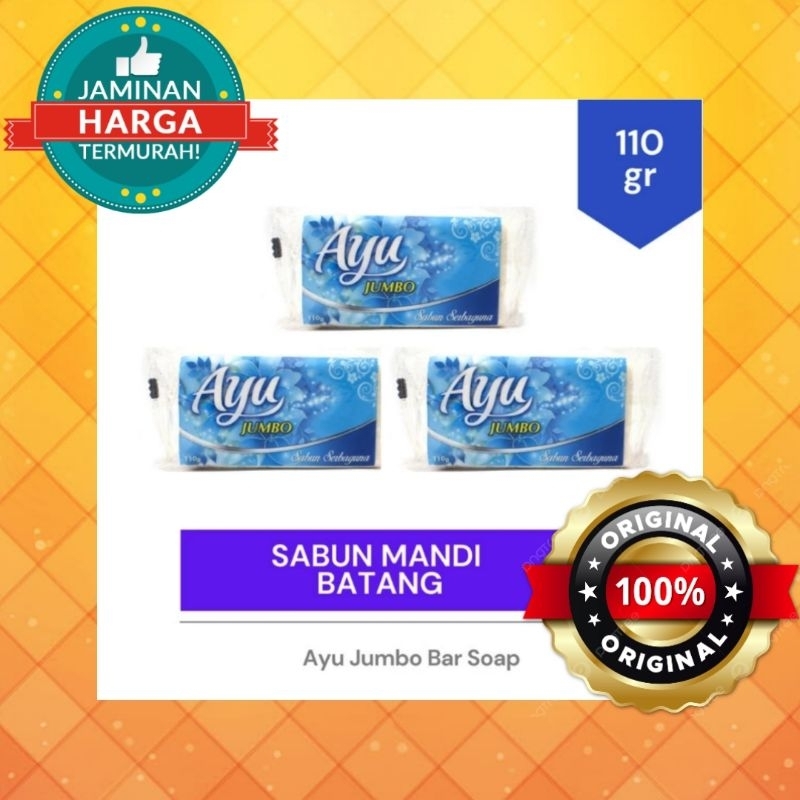 Jual Sabun Ayu Jumbo Bar Soap Sabun Kecantikan Serbaguna Batang 110gr ...