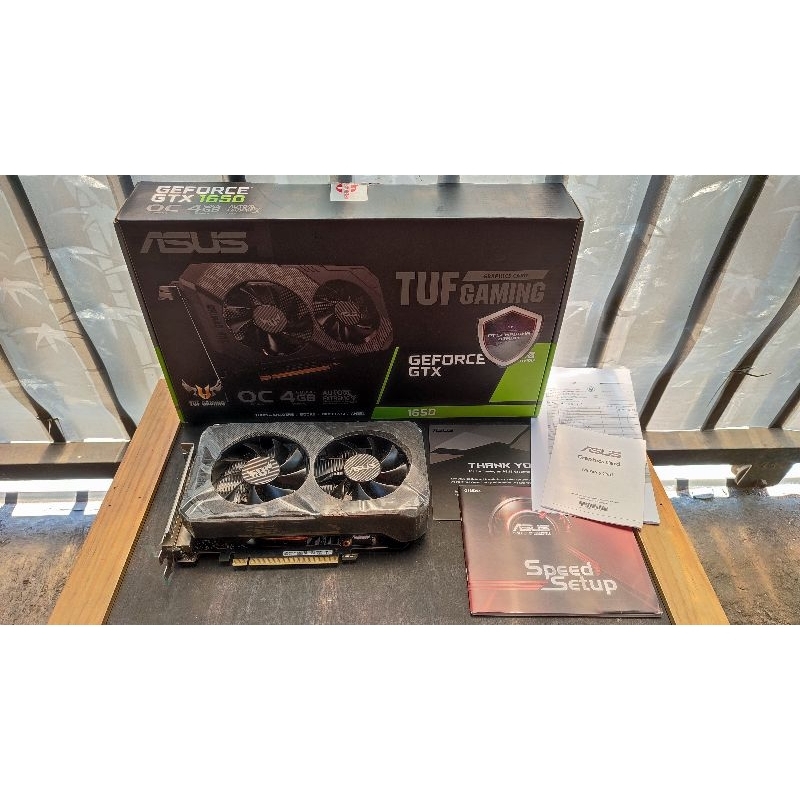 Jual ASUS TUF GeForce® GTX 1650 GAMING OC 4GB GDDR6 Resmi Expired Desember 2025 LikeNew JOSS ...