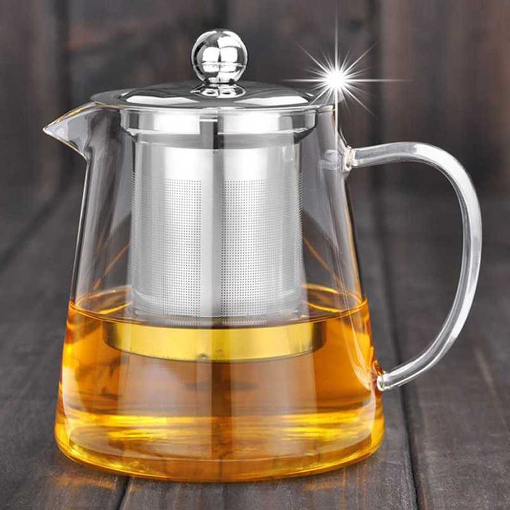 Jual Teko Kaca Teh Pitcher Borosilikat Anti Panas dengan Saringan ...
