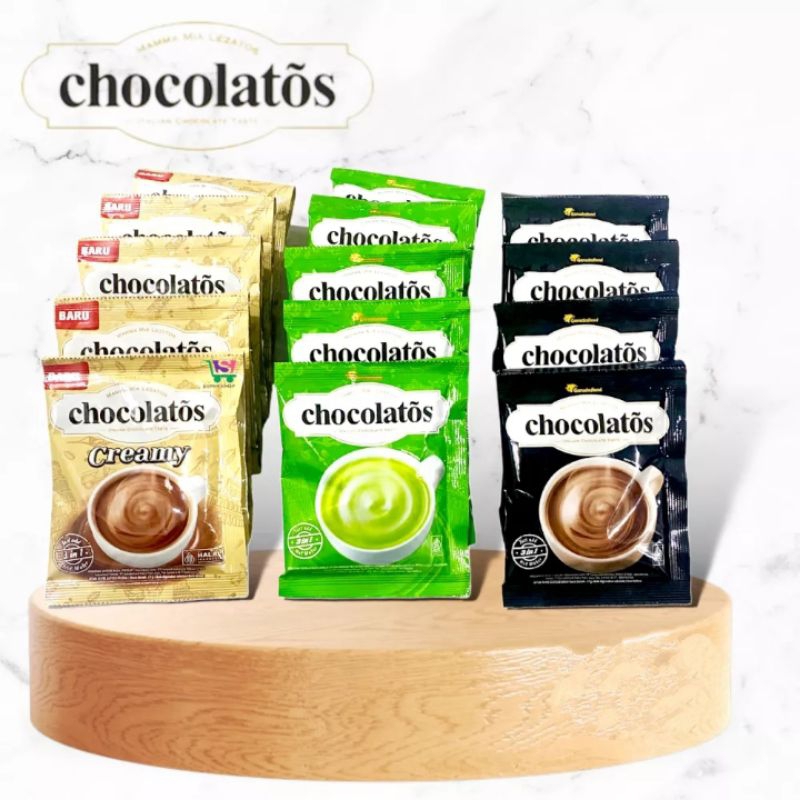 Jual Chocolatos Drink Renteng Coklat Matcha Creamy (Isi 10sachet @26gr ...