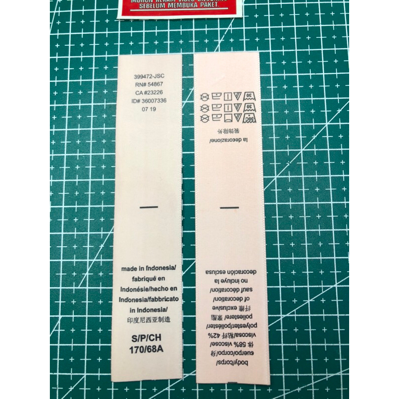 Jual VICTORIA’S SECRET CARE LABEL SIZE SUPER PREMIUM CO 1X DI KIRIM ...