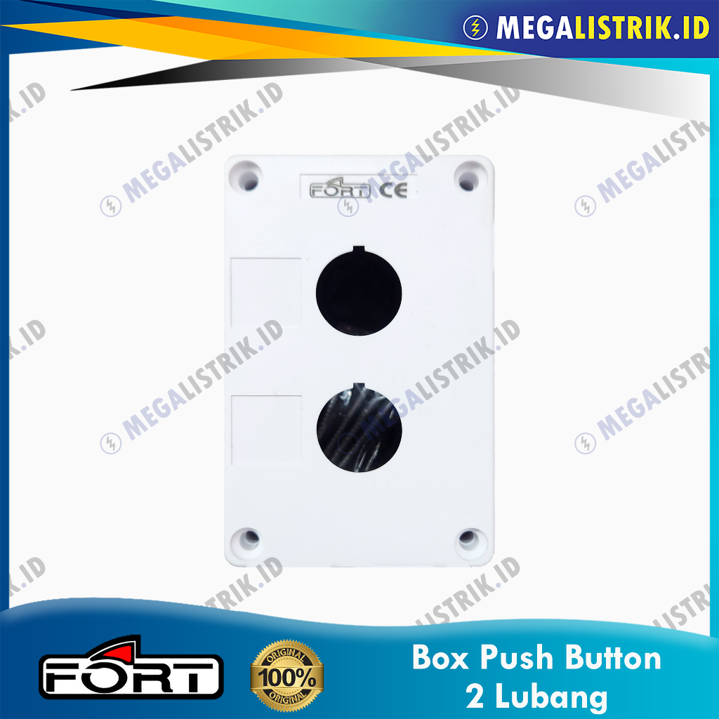 Jual Fort Box Push Button 2 Lubang 22mm Bx2 22 Kotak Control Box