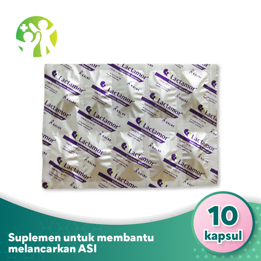 Jual Lactamor 1 Strip x 10 Kaplet - Suplementasi untuk membantu ...