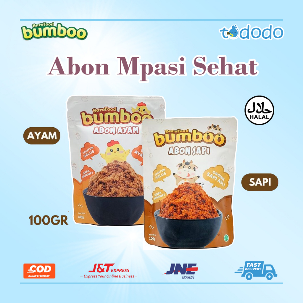 Jual Abon Asli BUMBOO Tekstur Lembut MPASI Si Kecil - Sumber Protein ...