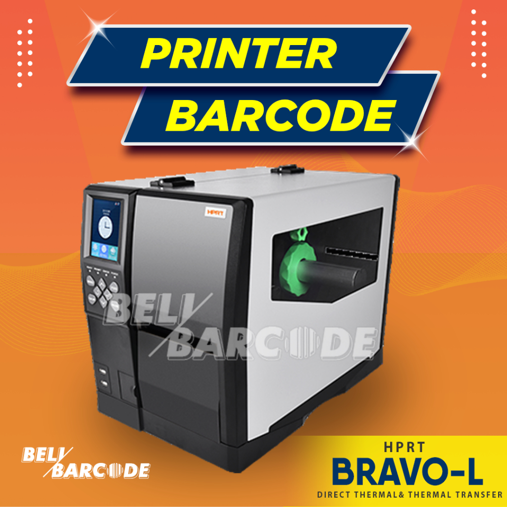 Jual Printer Barcode HPRT Bravo L Cetak Label Industri Thermal Transfer ...