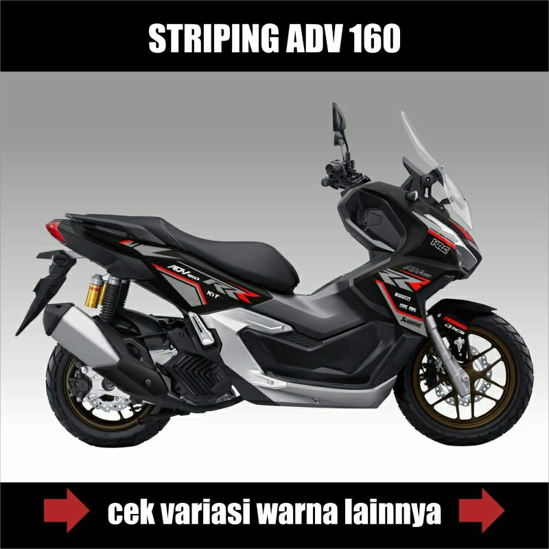 Jual Striping Honda ADV 160 New Livery Fireblade / Stiker Motor Adv 160 ...