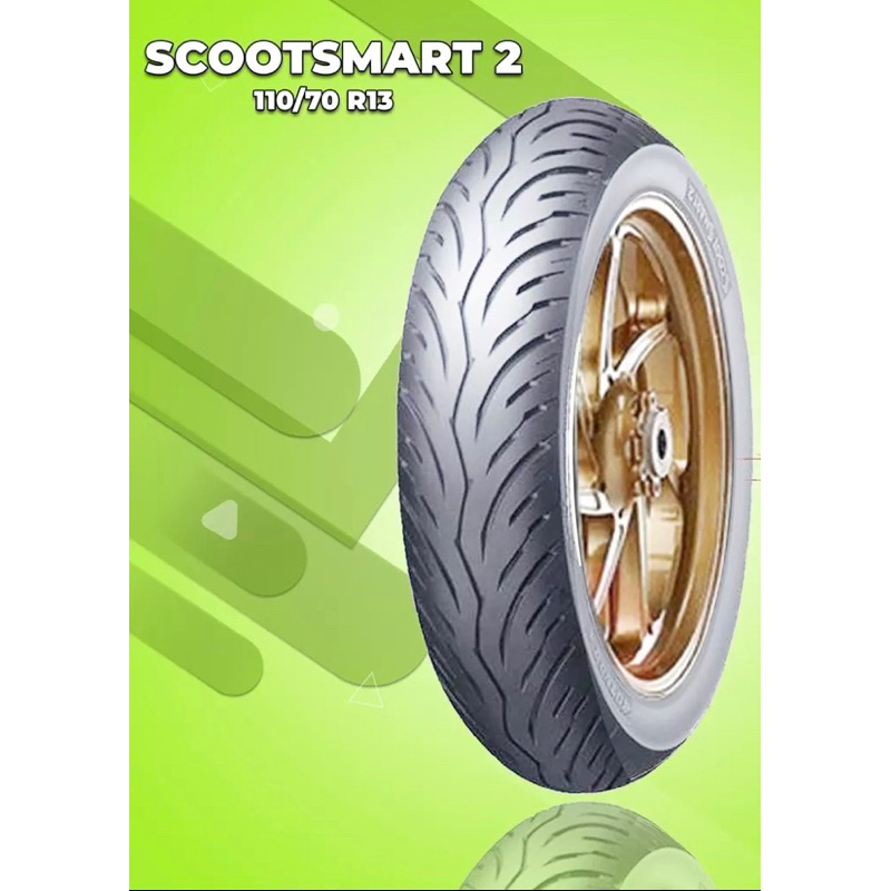 Jual BAN NMAX DEPAN RING 13 DUNLOP SCOOTSMART2 110/70-13 TUBBELES ...