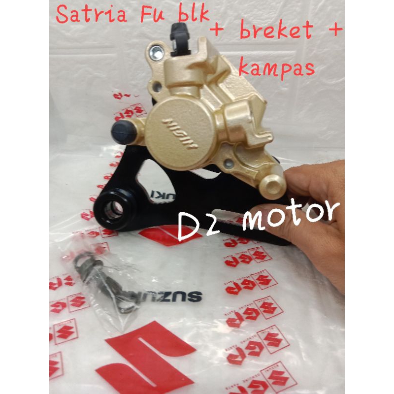 Jual KALIPER PALA BABI CAKRAM REM BELAKANG SATRIA FU 150 2005 - 2006 PLUS BREKET ORIGINAL NISSIN ...