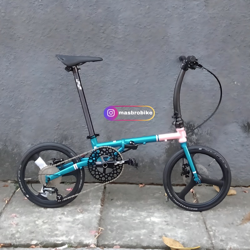 Jual sepeda Lipat fnhon gust 16 plus discbrake 2x10 speed dan 1x10 ...