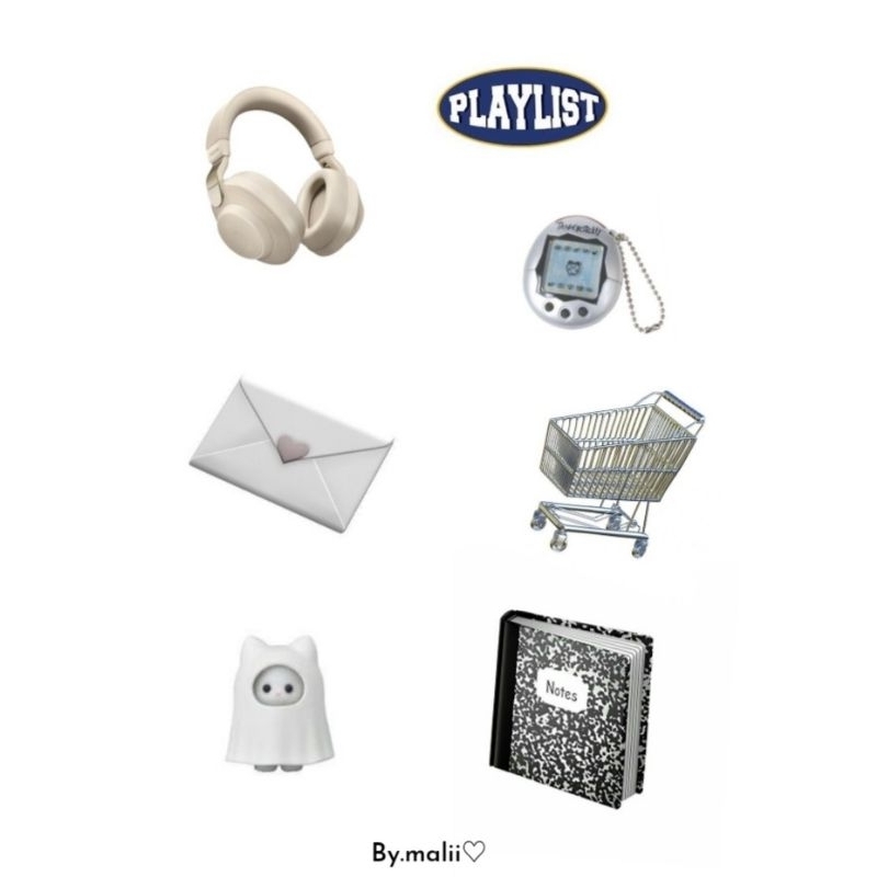 Jual Playlist Korean Sticker Sheet A6 Aesthetic | Shopee Indonesia