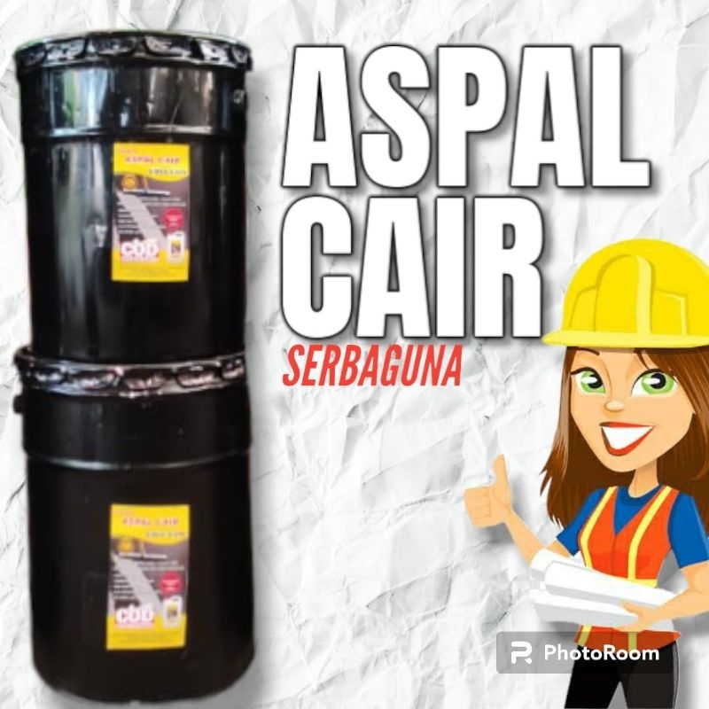 Jual Aspal Cair Cat Pelapis Anti Bocor dan Rembes KEMASAN 20KG | Shopee ...