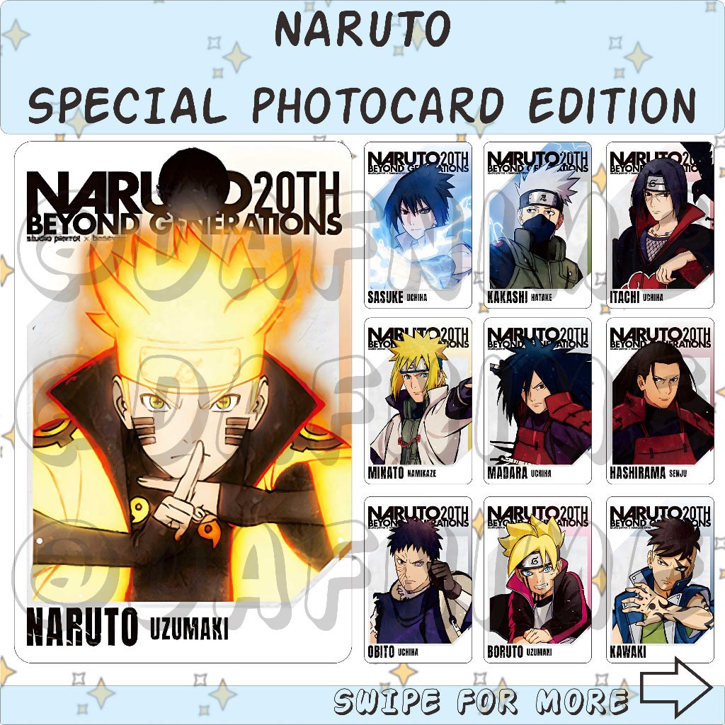 Jual NARUTO SPECIAL EDITION PHOTOCARD ANIME | Shopee Indonesia