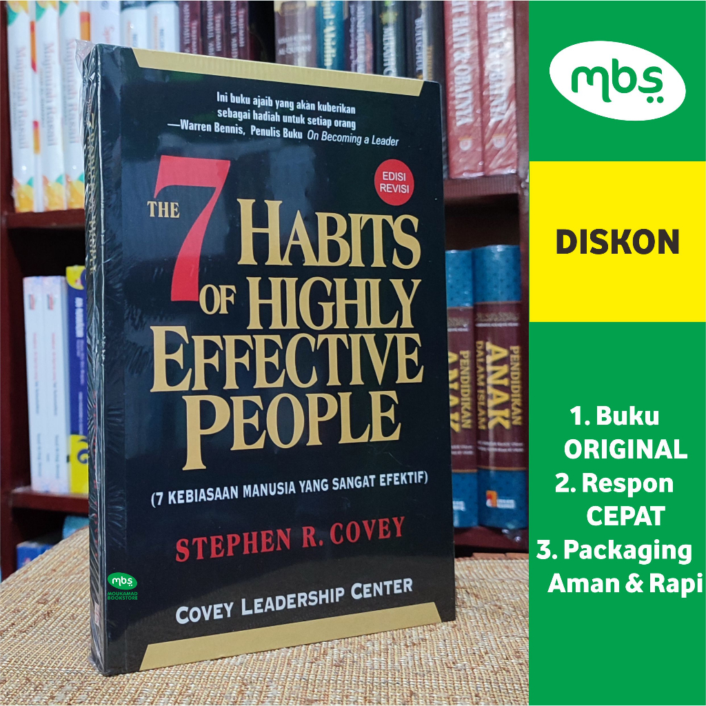 Jual BUKU THE 7 HABITS OF HIGHLY EFFECTIVE PEOPLE (HARD COVER) - 7 Kebiasaan Manusia yang Sangat ...