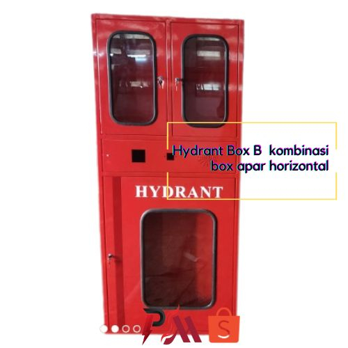 Jual IHB INDOOR HYDRANT BOX TYPE B COMBINATION BOX APAR HORIZONTAL 168 X 75 X 20 CM PINTU KACA ...