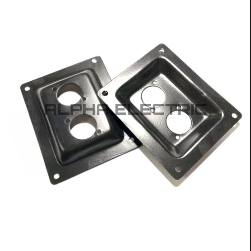 Jual PLAT SPIKON SPICON SPEAKON BESI / SPIKON SPICON LUBANG 2 DUA DATAR ...