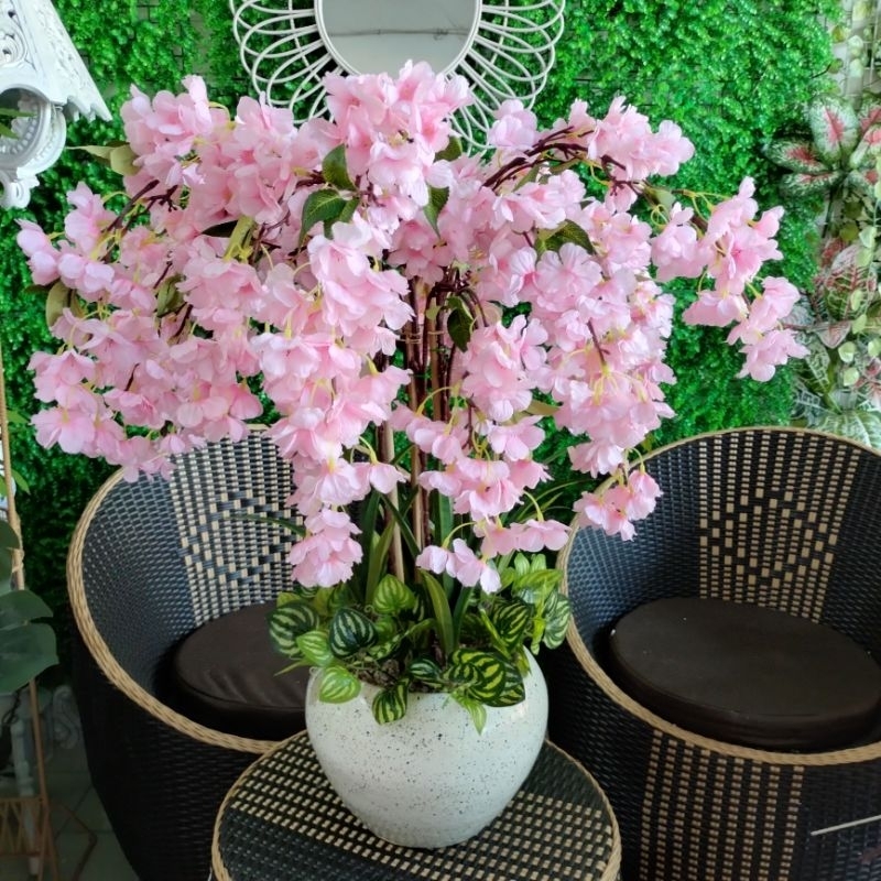Jual BUNGA SAKURA ARTIFICIAL JUMBO DEKORASI MEJA | Shopee Indonesia