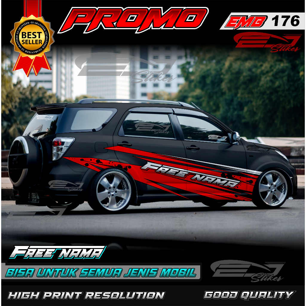 Jual DECAL STIKER INNOVA TERBARU, VELOZ, MOBILIO, HR-V-STICKER TERBARU ...