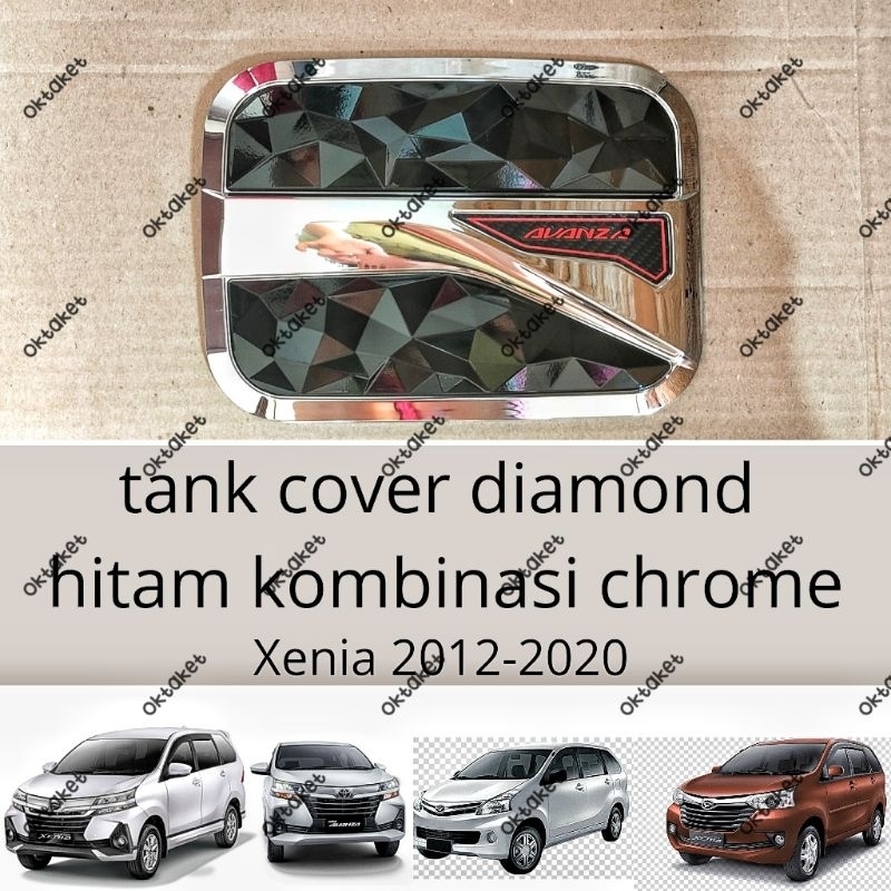 Jual tank cover/tutup tangki mobil all new Avanza 2012 2014 2017 2020 ...