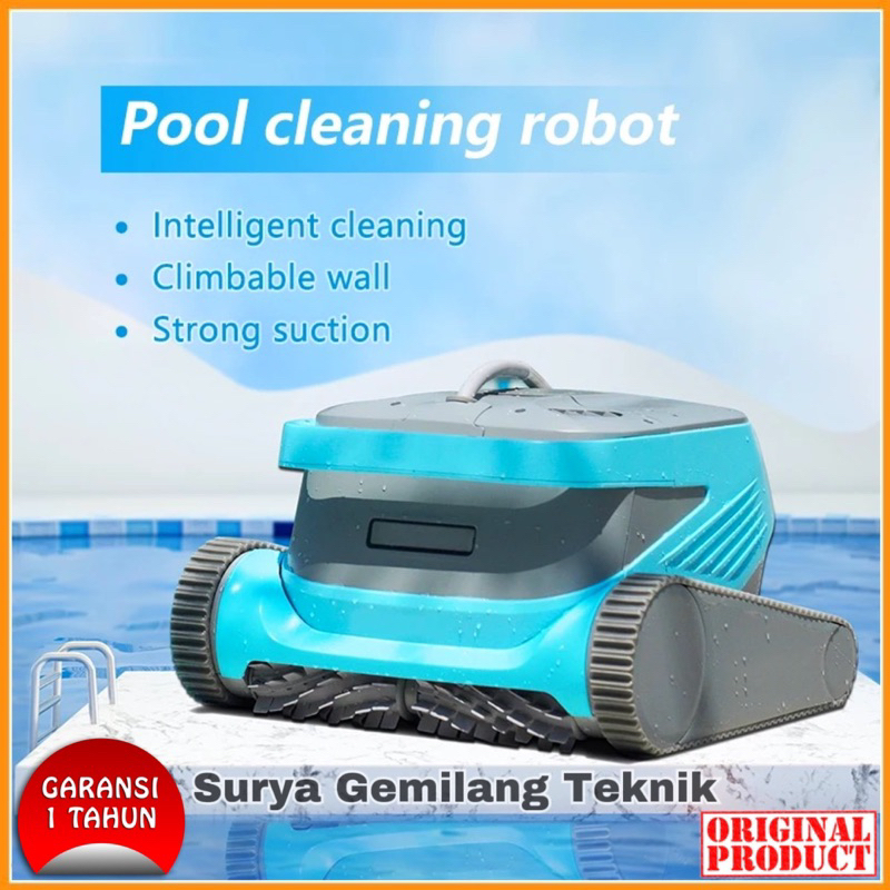 Jual Mesin Vacum Robotic Kolam Renang Pembersih Kolam Renang Vakum Robot Otomatis USA | Shopee ...