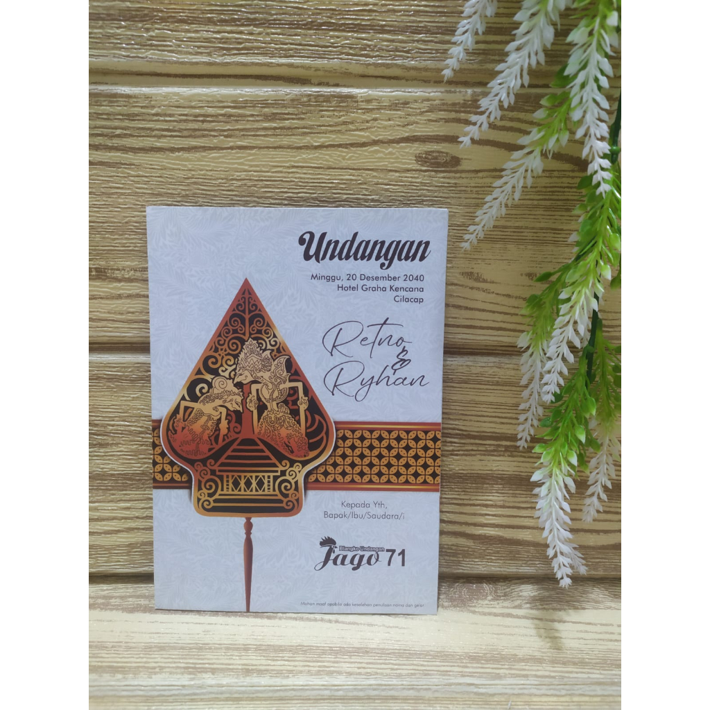 Jual Blangko Undangan Jago 71 Murah | Shopee Indonesia