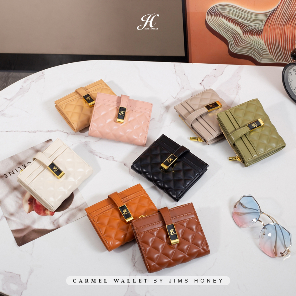 Jual JIMS HONEY DOMPET LIPAT WANITA CARMEL WALLET | Shopee Indonesia