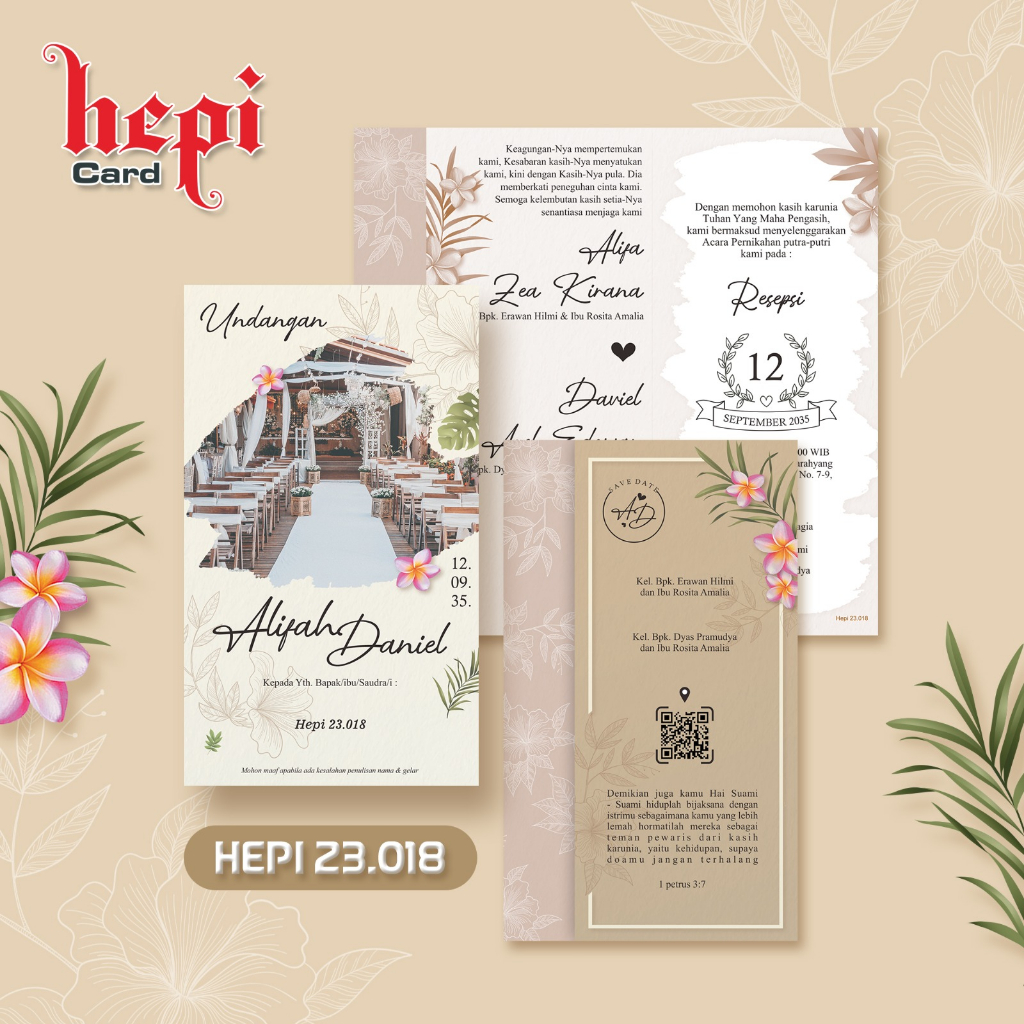 Jual Blangko undangan Hepi 23.018 | Blangko Undangan | Undangan Murah | Kertas Undangan Kosong ...