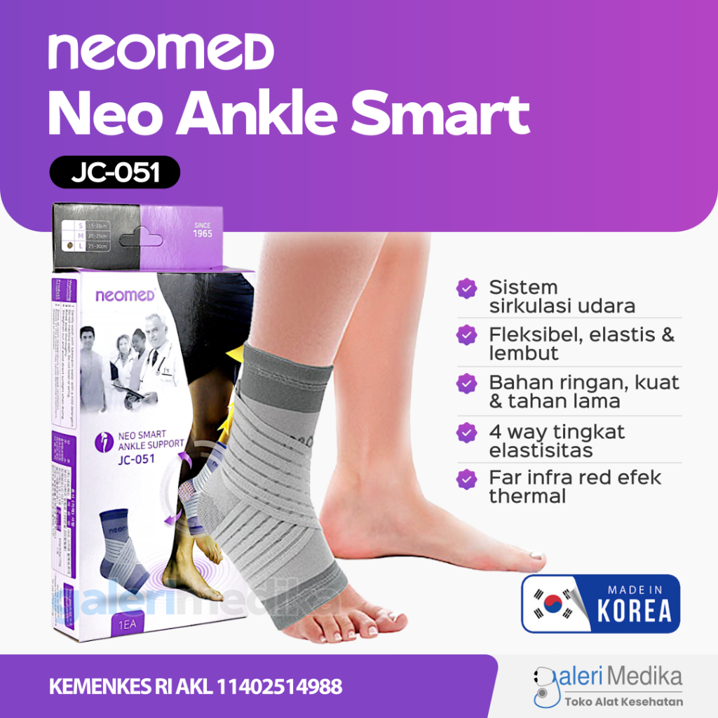 Jual Neomed Neo Ankle Smart JC-051 - Alat Pelindung Pergelangan Kaki ...