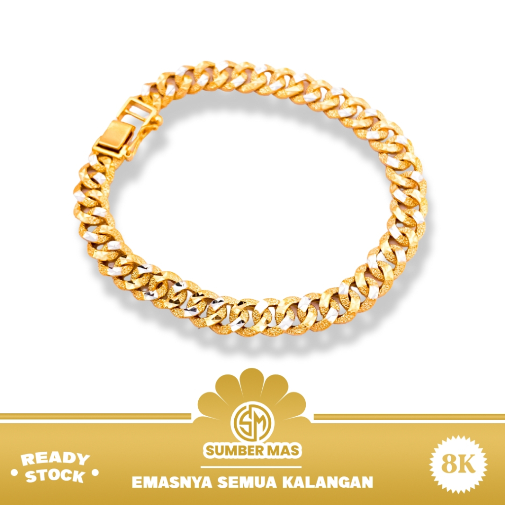Jual GELANG RANTE EMAS SISIK NAGA ELEGANT 8K - SUMBER MAS | Shopee ...