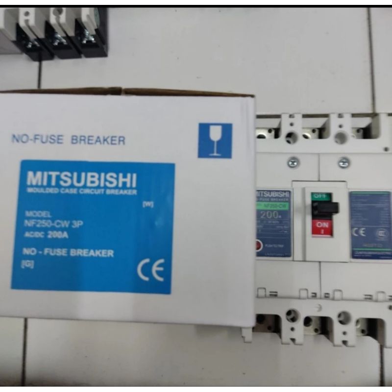 Jual MCCB NFB breaker Mitsubishi NF-250CW NF250CW NF250-CW 200A ...