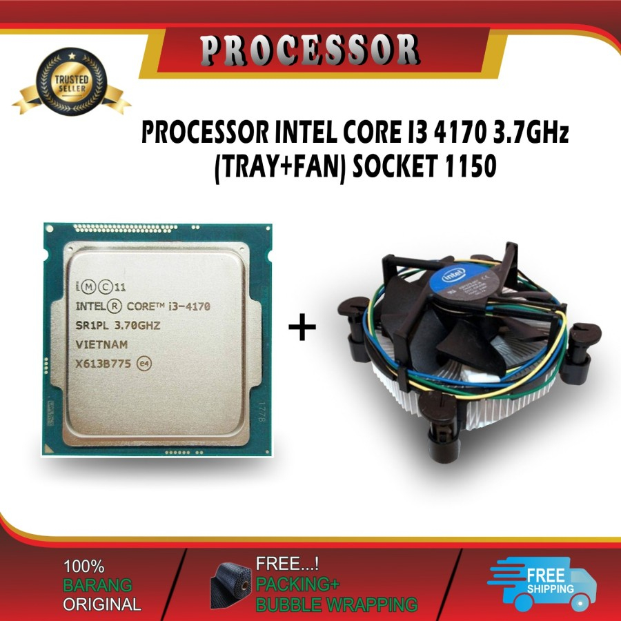 Jual Processor Intel Core i3 4170 3.7ghz Socket 1150 + Fan | Shopee ...