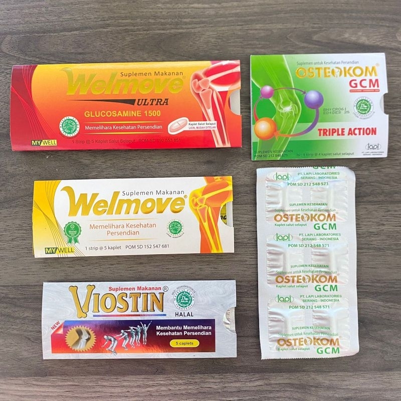 Jual WELMOVE/VIOSTIN/OSTEOKOM (Suplemen Untuk Memelihara Kesehatan ...