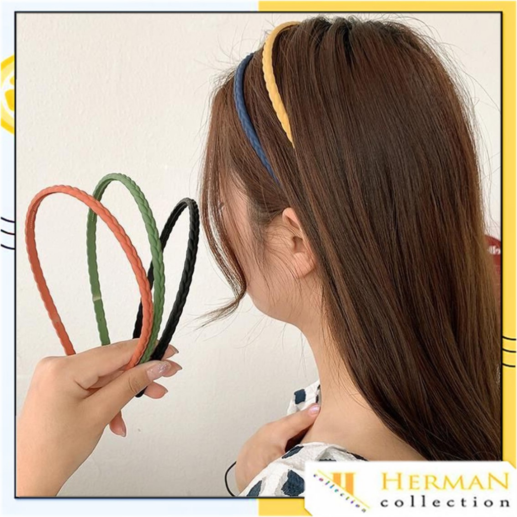 Jual HC Bando Kepang Doff Wanita Model Korea Bando Matte Korean Color ...