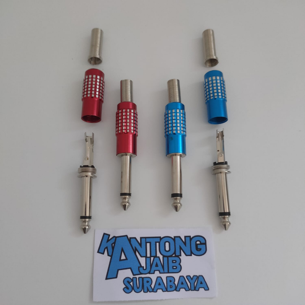 Jual Jack Akai Mono Besi Warna Jack Audio Mono 6.5mm Jack Mic Gitar ...
