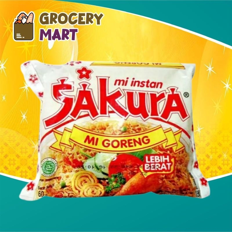 Jual Mi Sakura Goreng 60gr 1pcs - Mie Instant | Shopee Indonesia