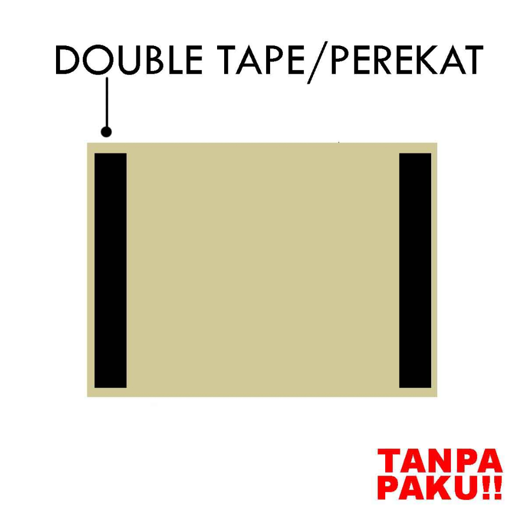 Jual Double Tape Foam / Perekat Hiasan Dinding | Shopee Indonesia