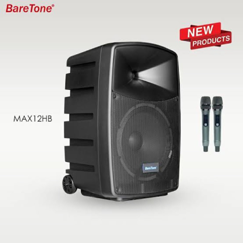 Jual BARETONE SPEAKER PORTABLE 12 inch BARETONE Max 12 HB Baretone ...