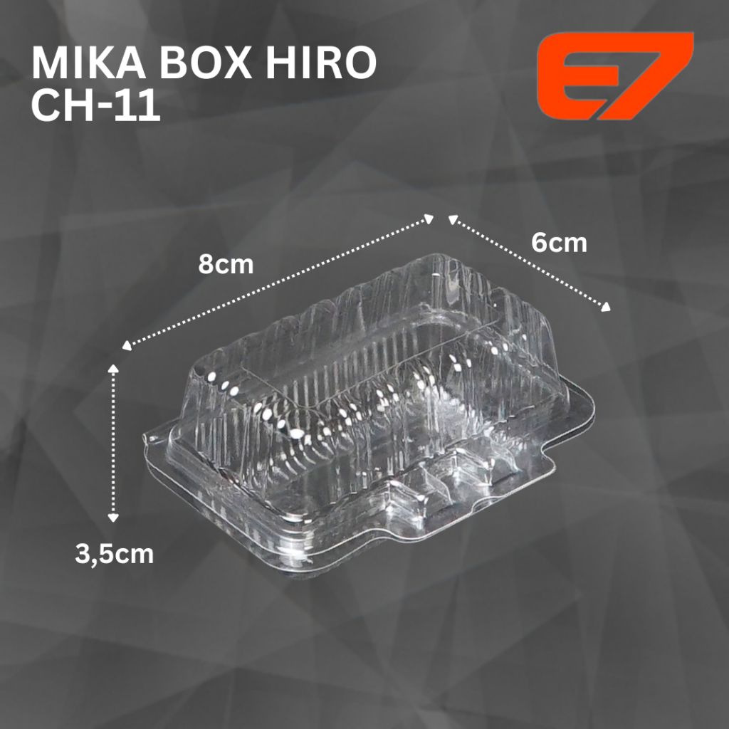 Jual Mika Box Plastik HIRO CH-11 - Box Kue/Tart, Kotak Plastik, Cake ...