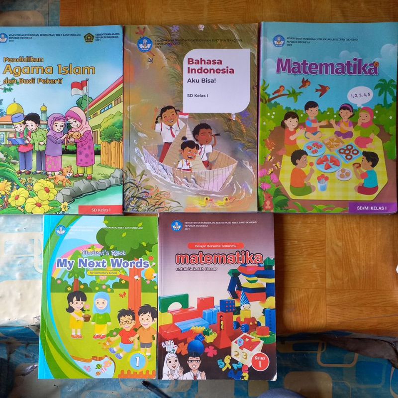 Jual BUKU PAKET SD KELAS 1 KURIKULUM MERDEKA TERBARU | Shopee Indonesia