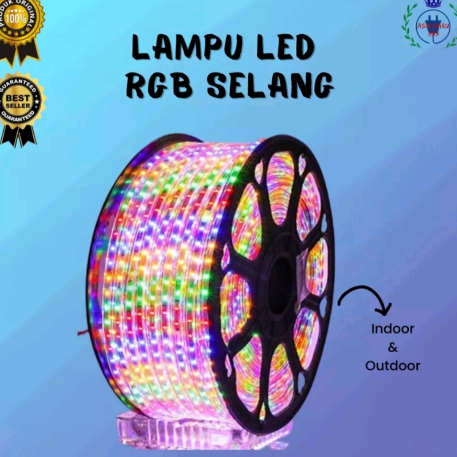 Jual LAMPU LED STRIP SELANG SMD 5050 100M Model Jarum | Shopee Indonesia