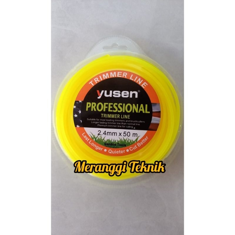 Jual Senar nylon nilon trimer mesin potong rumput kuning | Shopee Indonesia