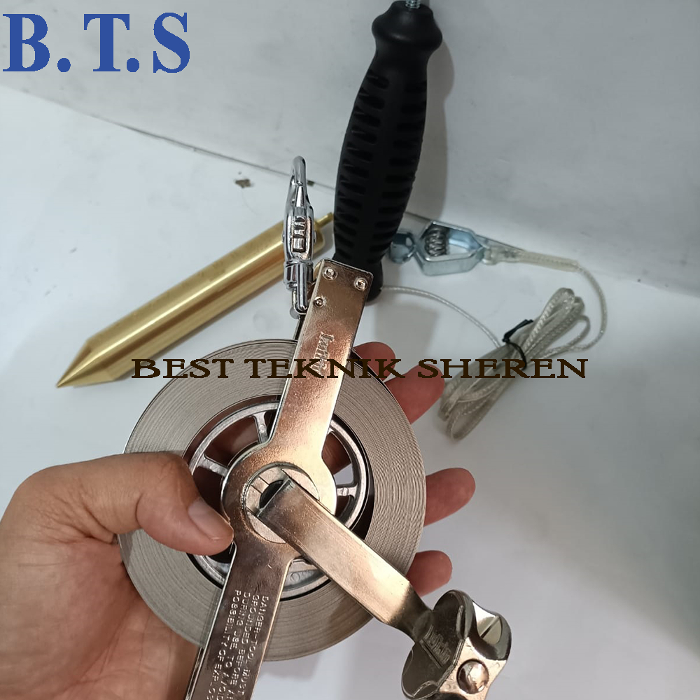 Jual Meteran Minyak 15m Oil Depth Measuring Sounding Tape LUFKIN Deep ...